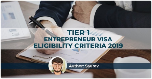 Tier 1 Entrepreneur visa - The Eligibility criteria