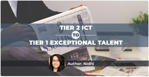 Switching from Tier 2 ICT to Tier 1 Exceptional Talent