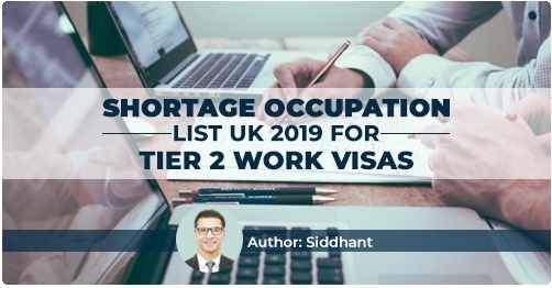 Shortage Occupation list UK 2019 for Tier 2 Work Visas - The SmartMove2UK
