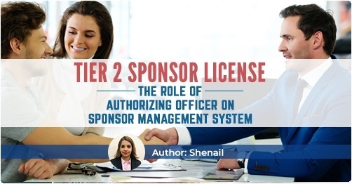 What is the role of authorizing officer on Tier 2 Sponsor License